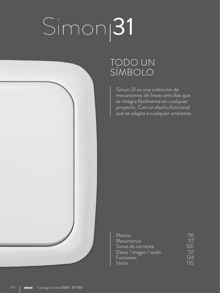Simon 31 Es | PDF | Transformador | Fusible (Eléctrico)