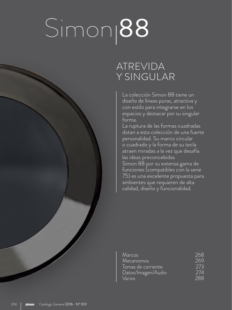 Simon 88 Es | PDF | Transformador | Fusible (Eléctrico)