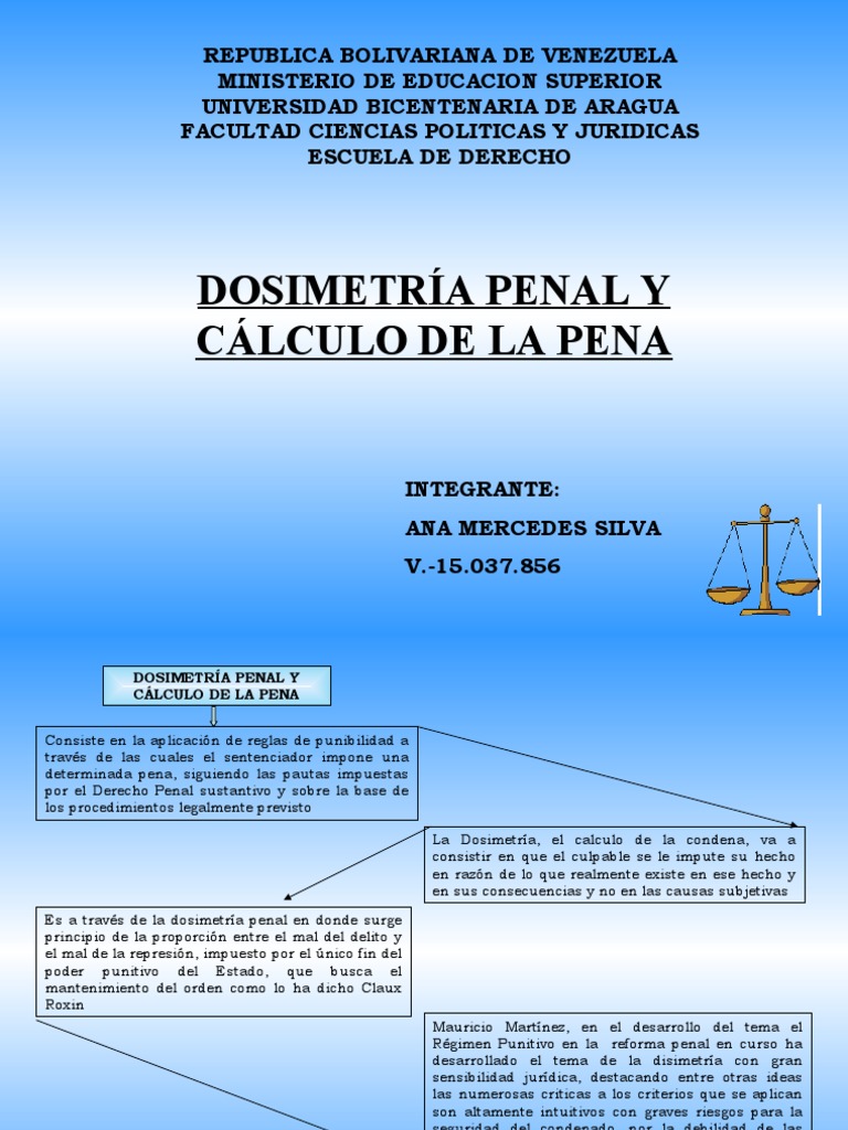 Mapa Conceptul DOSIMETRIA | PDF | Derecho penal | Castigos