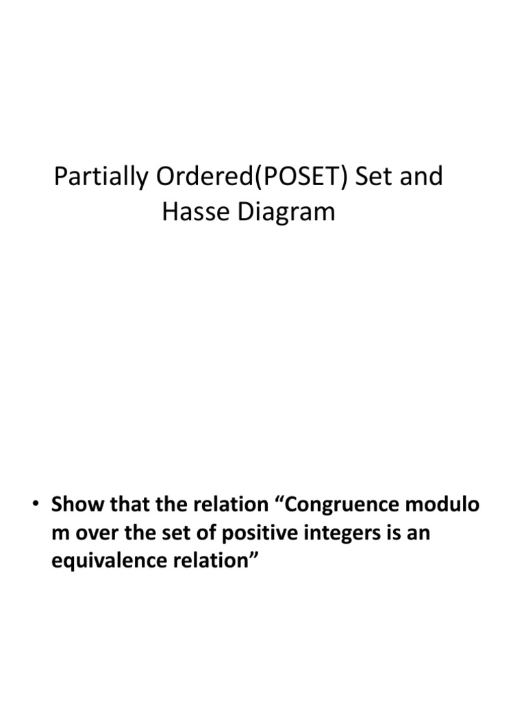 2 POSET and Hasse Diagram | PDF | Vertex (Graph Theory) | Algebra