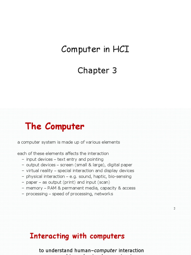 Understanding the Building Blocks of Human-Computer Interaction: An Overview of Common Computer ...
