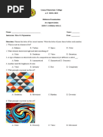 Midterm-Exam - Art Appreciation 2022 | PDF | Cognitive Science | Aesthetics