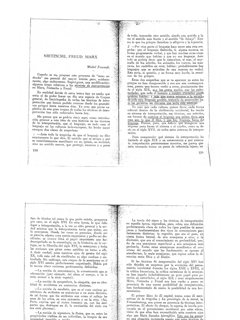 Nietzsche Freud Marx | PDF