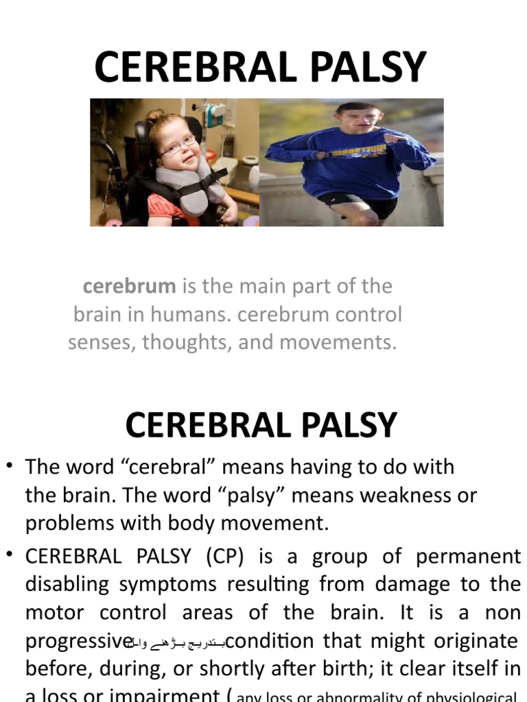 Cerebral Palsy | PDF | Cerebral Palsy | Diseases And Disorders