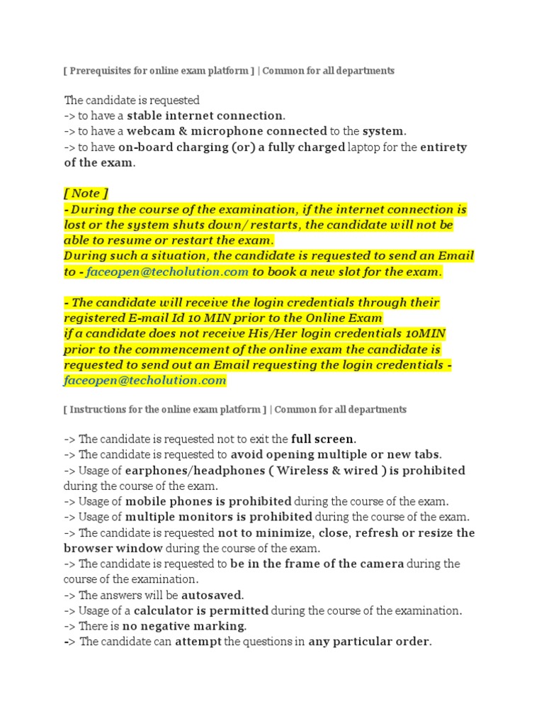 Sample Exam For Hiring | Download Free PDF | Test (Assessment ...