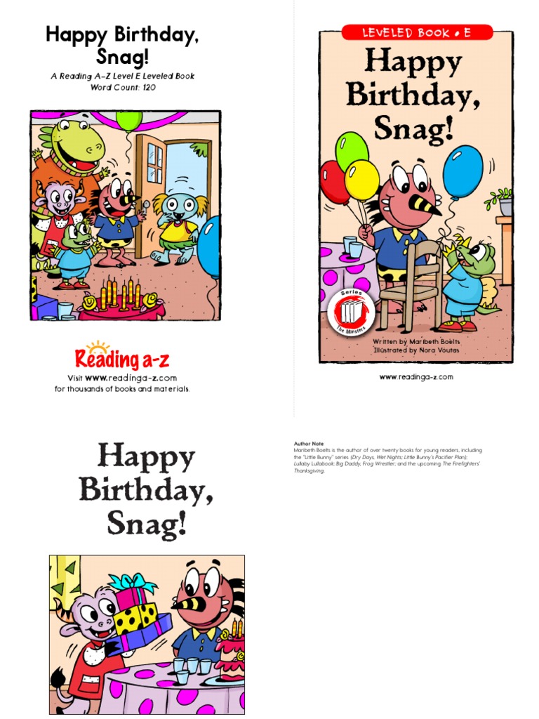 Happy Birthday Snag | PDF