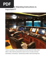 Masters Standing Orders | PDF | Navigation | Sailor