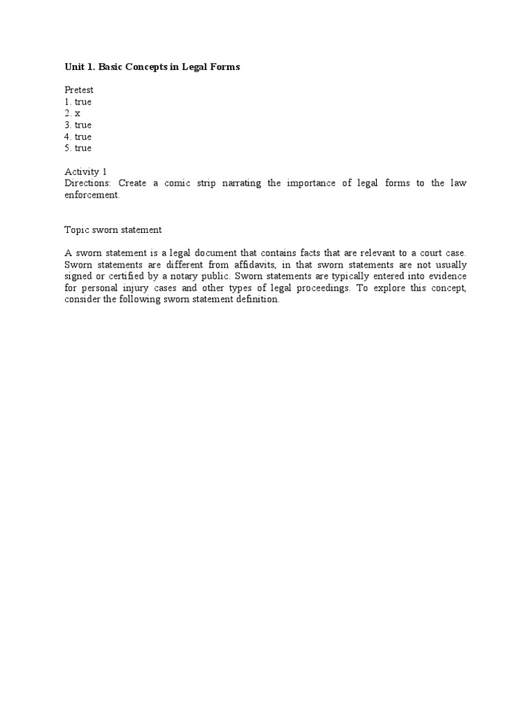 Module CDI 4 ANSWERS | Download Free PDF | Affidavit | Complaint