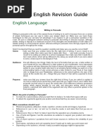 O Level Directed Writing Guide | PDF | Speech | Audience