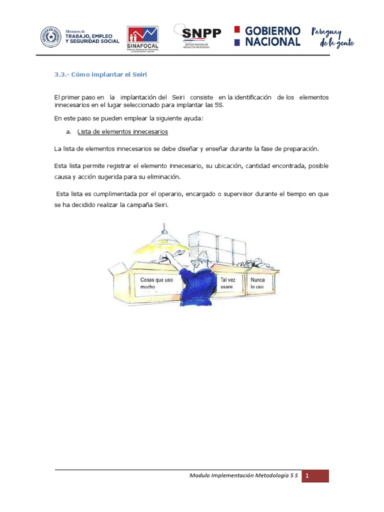 Seiri 1.1 | PDF | Informática | Ciencias de la Computación