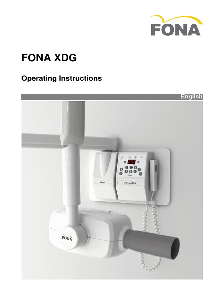 Fona XDG Operating Instructions | PDF | Electromagnetic Interference | Power Supply