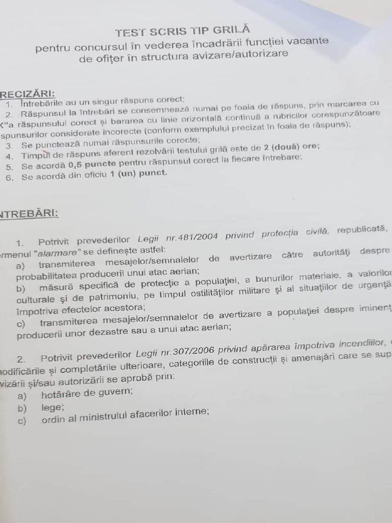 IGSU - Structura Avizare-Autorizare (Of.) | PDF