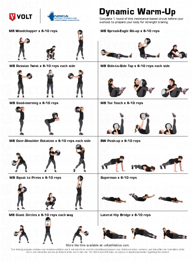 Volt Dynamic Warm-Up | PDF