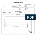 Smart Otdr Calibration Certificate mv2021 | PDF | Calibration | Metrology