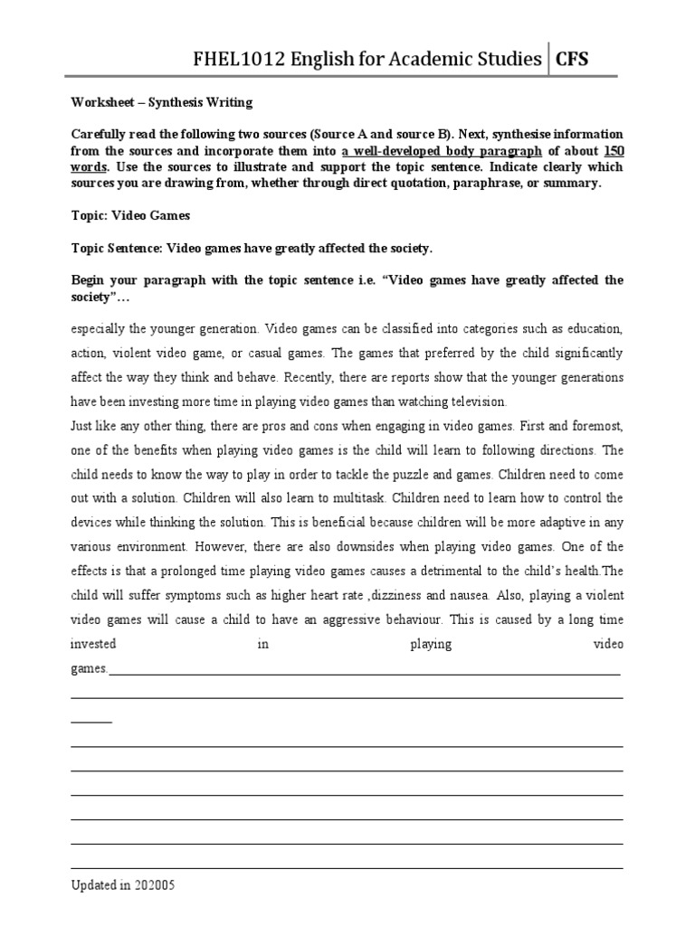 Effects of Video Games on Society | PDF | Video Games | Adolescence