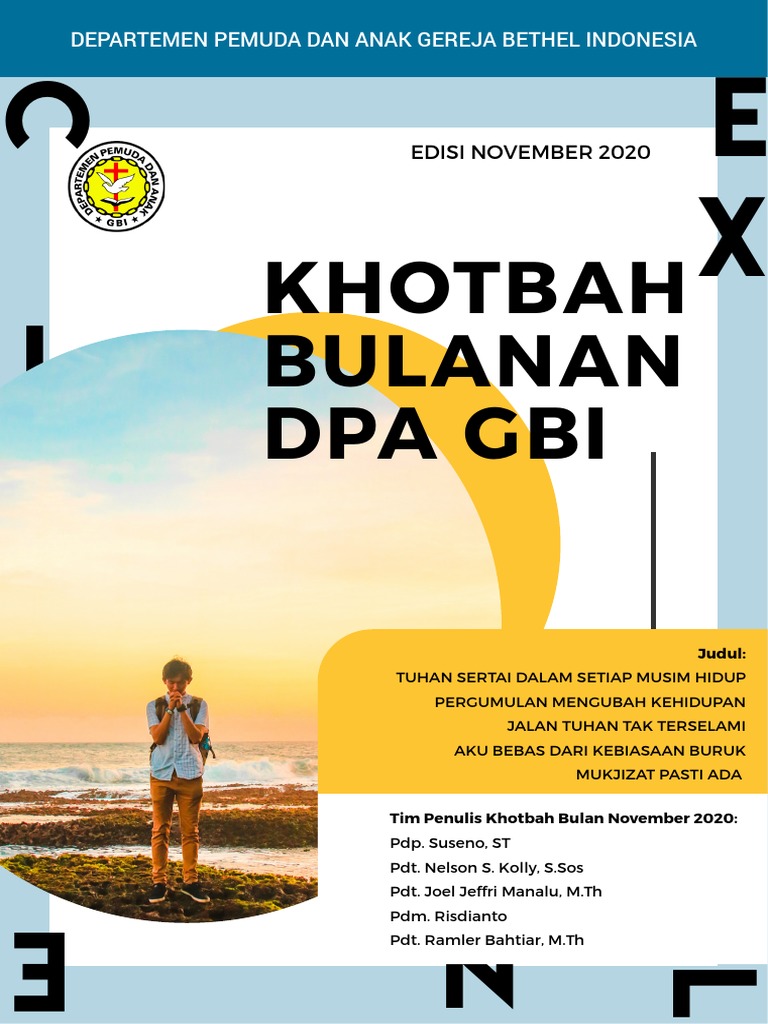 Materi Khotbah November 2020 | PDF