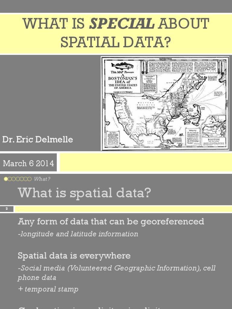 What Is Special About Spatial Data | PDF | Spatial Analysis | Earth Sciences