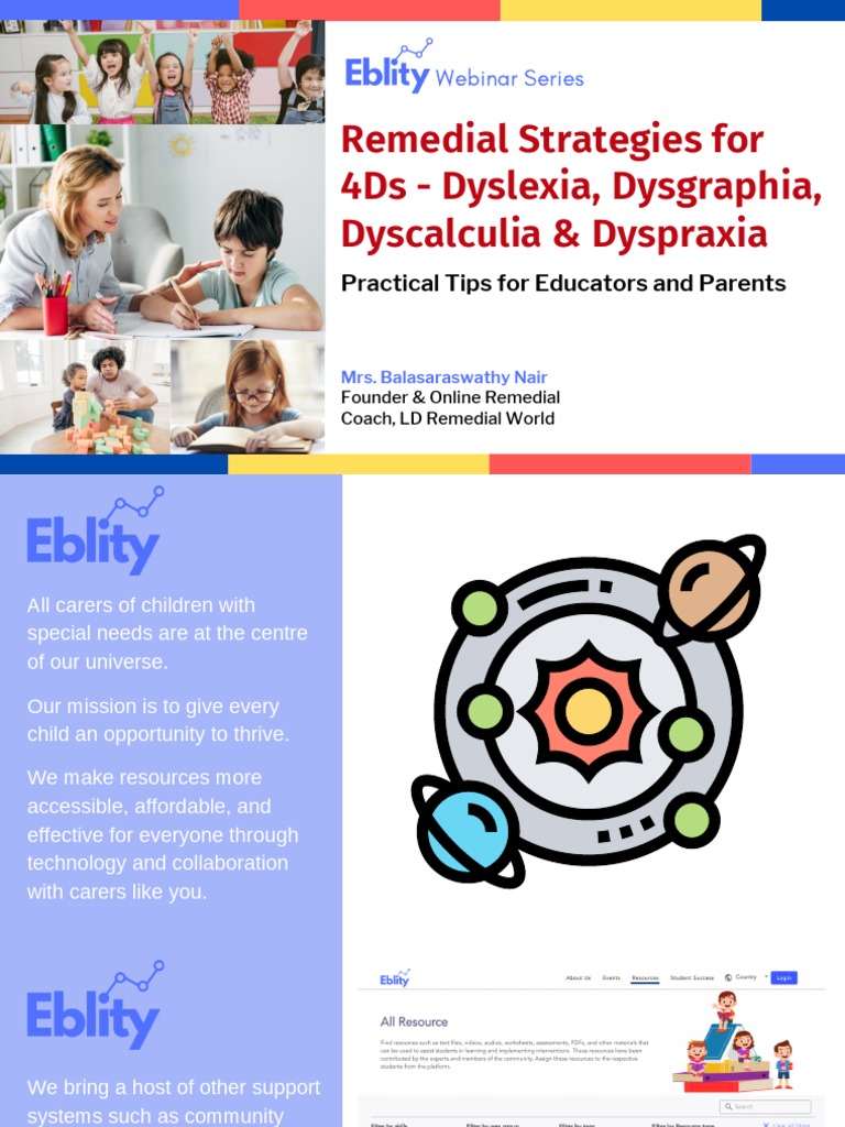 Remedial Strategies For 4Ds - Dyslexia Dysgraphia Dyscalcul 9yXGx6R ...