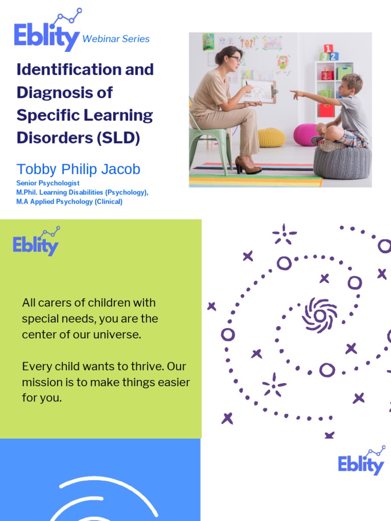 Webinar Series: Identification and Diagnosis of Specific Learning ...