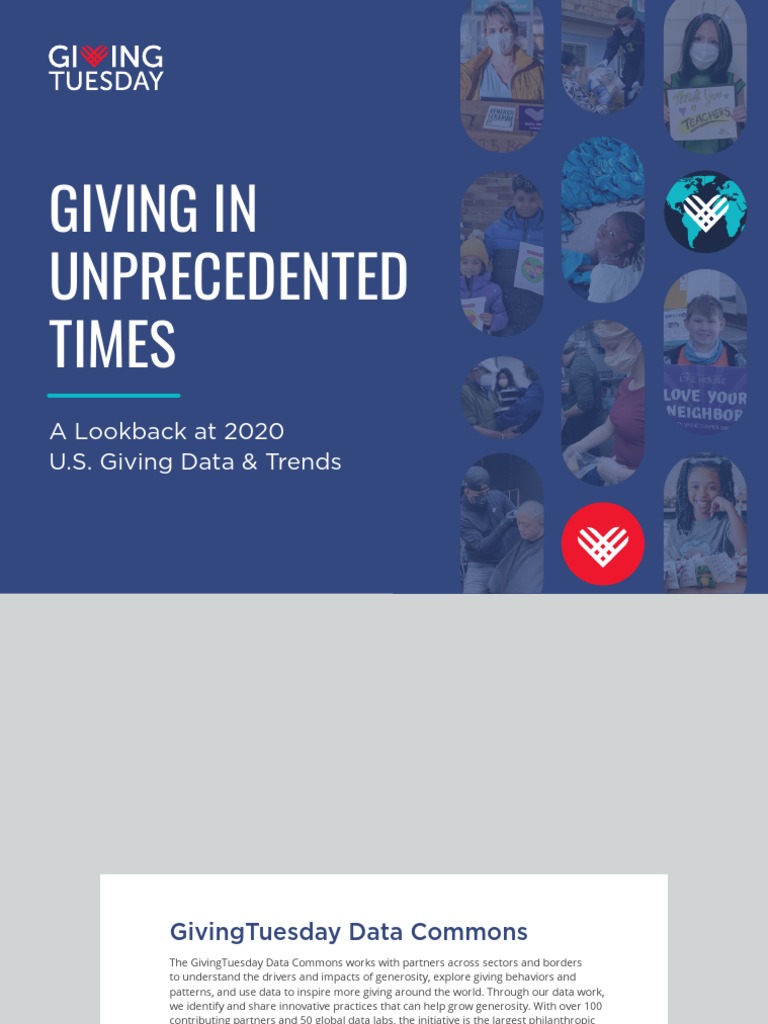 Giving Tuesday 2021 Look-Back Report | PDF | Donation | Fundraising