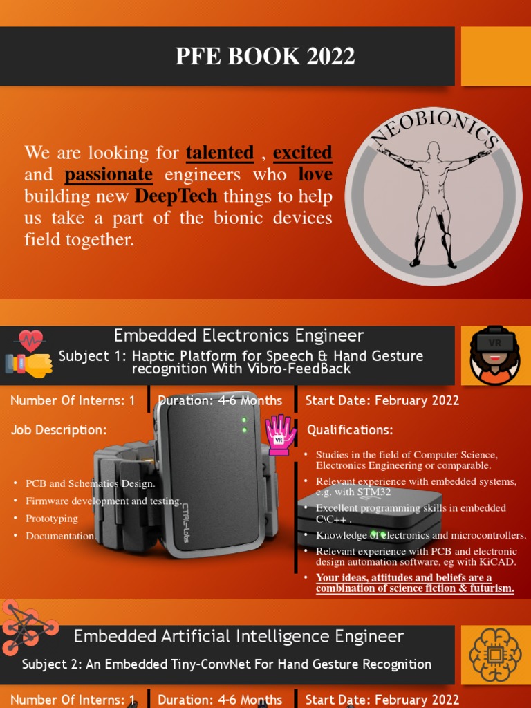 Pfe Book 2022: Talented Excited Passionate Love Deeptech | PDF ...