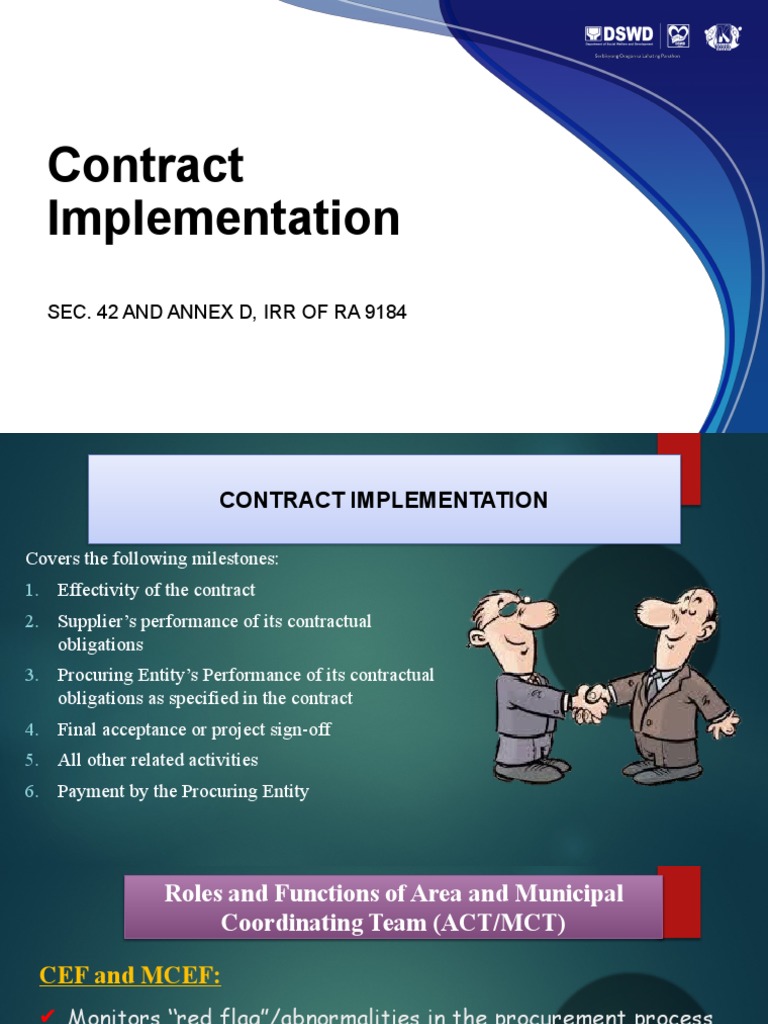 Contract Implementation | PDF | Business | Economies