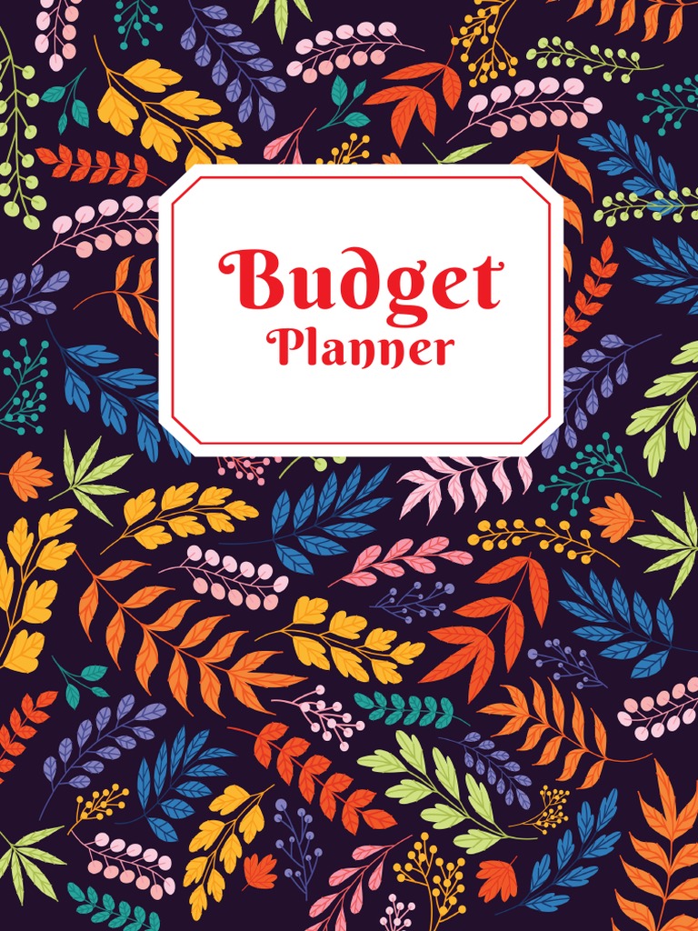 Budget Planner Floral Style | PDF