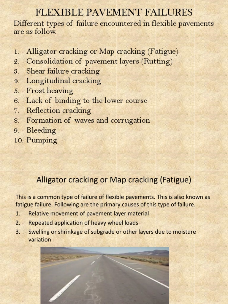 Pavement Failures | PDF | Road Surface | Fracture