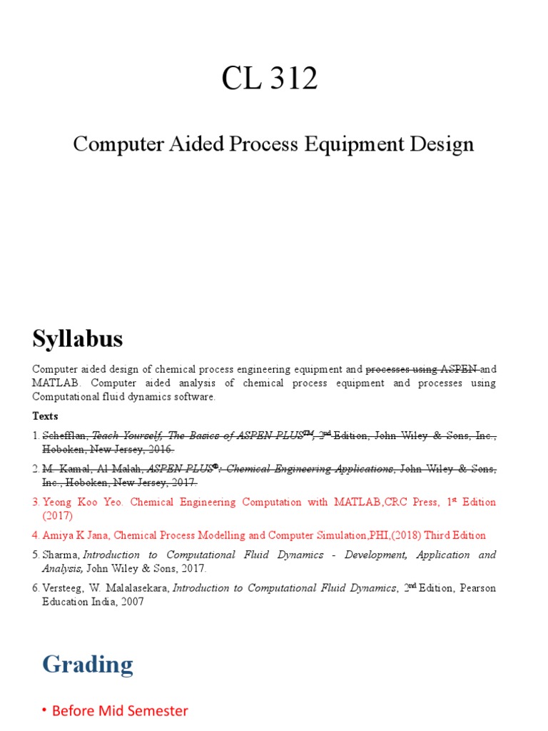 Computer Aided Process Equipment Design | PDF | Chemistry | Process ...