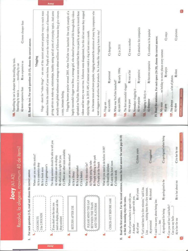 Cangurul Lingvistic | PDF