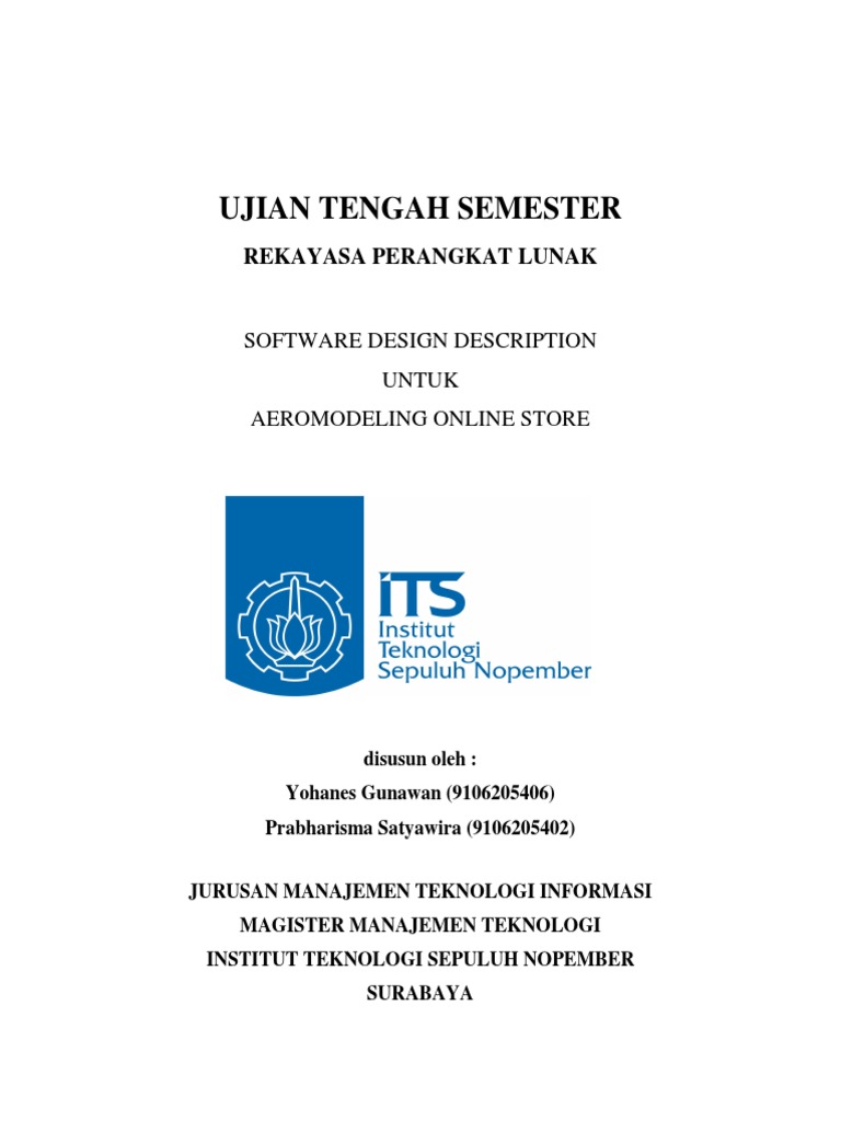 Deskripsi Desain Software Toko Online | PDF | Komputer