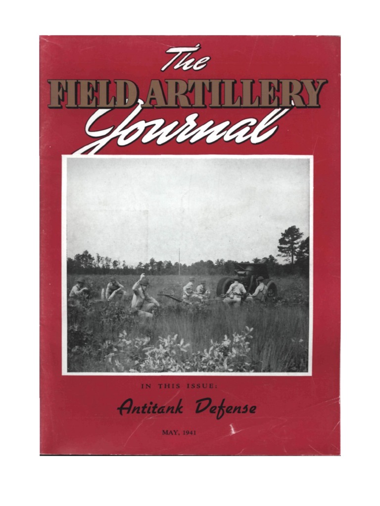 Field Artillery Journal - May 1941 | PDF | Anti Tank Warfare | Tanks