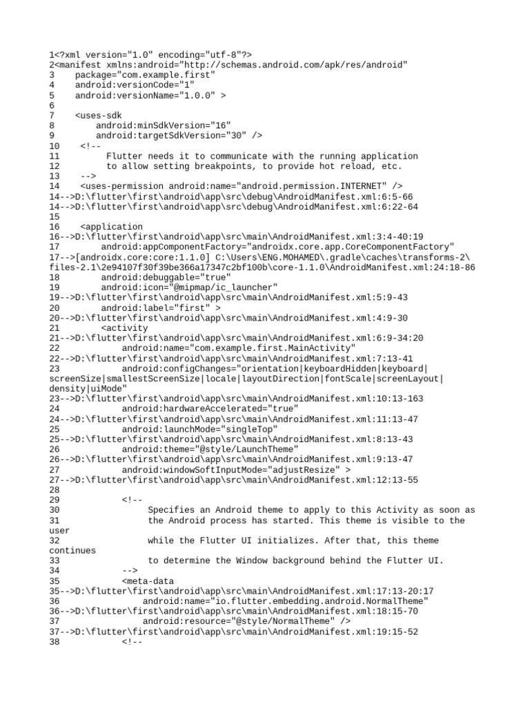 Manifest Merger Blame Debug Report | PDF | Android (Operating System) | Arm Architecture
