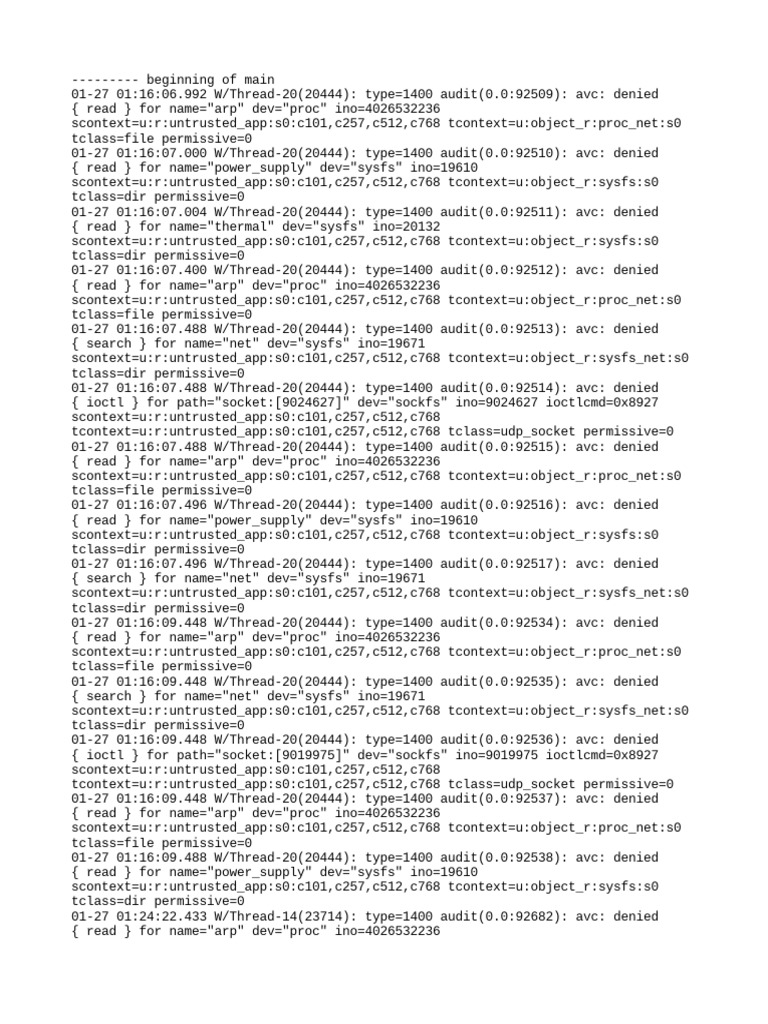 System Logcat | PDF | Operating System Technology | System Software