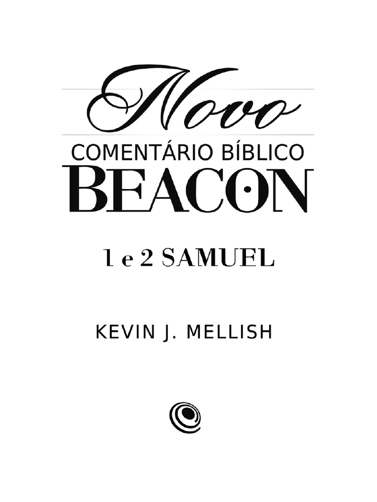 Comentário Bíblico 1 e 2 Samuel | PDF | Davi | Saul