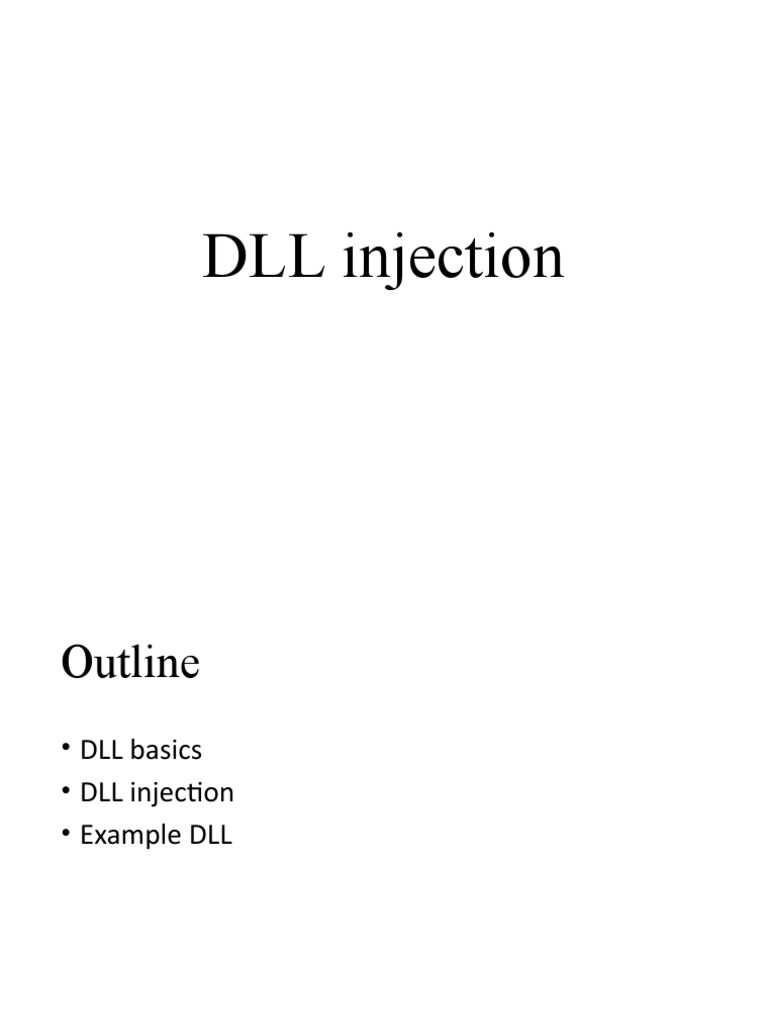 DLL Injection | PDF | Thread (Computing) | Subroutine