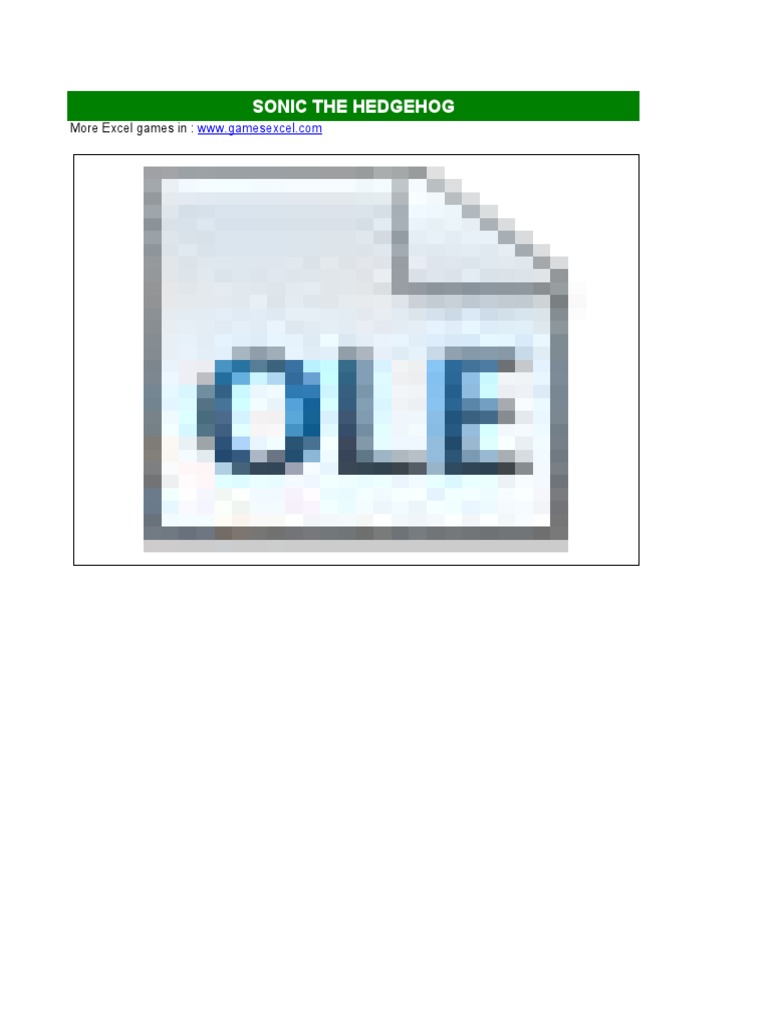 Sonic Excel | PDF