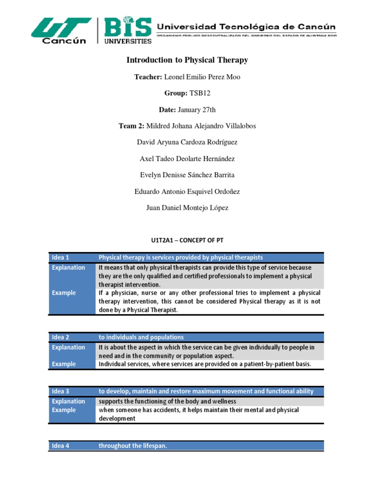 Introduction To Physical Therapy | PDF | Physical Therapy | Diseases ...