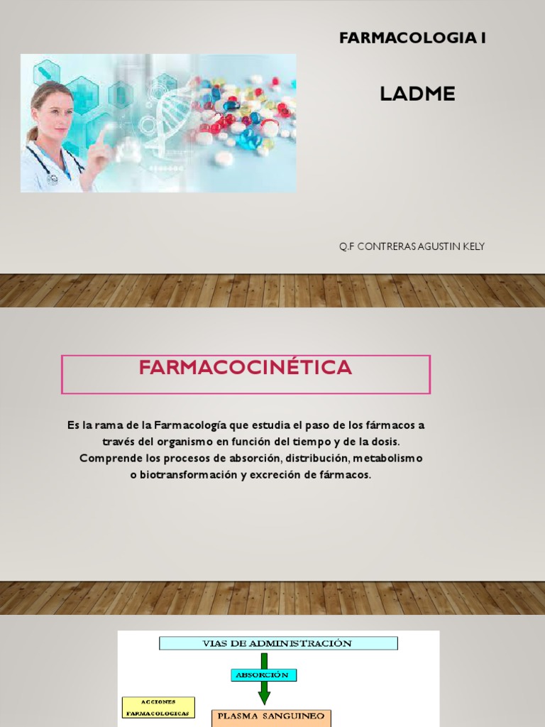 LADME | PDF | Medicamentos con receta | Farmacocinética