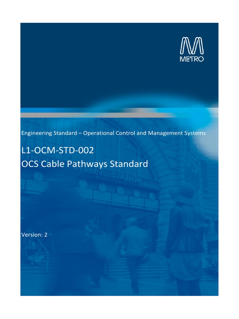 L1-OCM-STD-002 - OCS Cable Pathways Standard Ver 2 | Download Free PDF ...