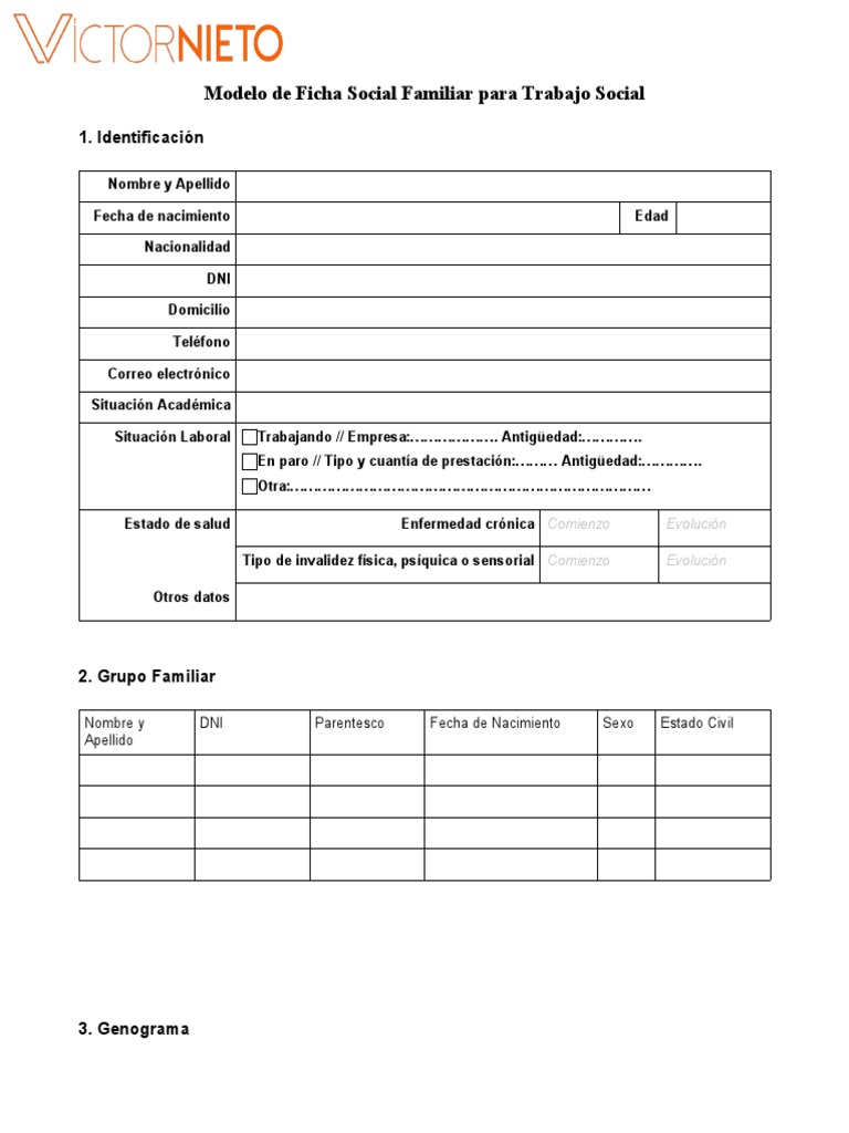 Modelo Informe Social | PDF