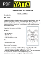 Camilla Rigida de Emergencia e Inmovilizador | PDF