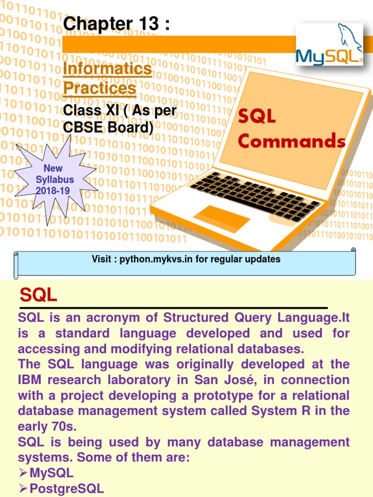 Chapter 13 - SQL | PDF | Database Index | Sql