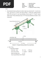 Perhitungan Sagrod dan Gording Atap | PDF