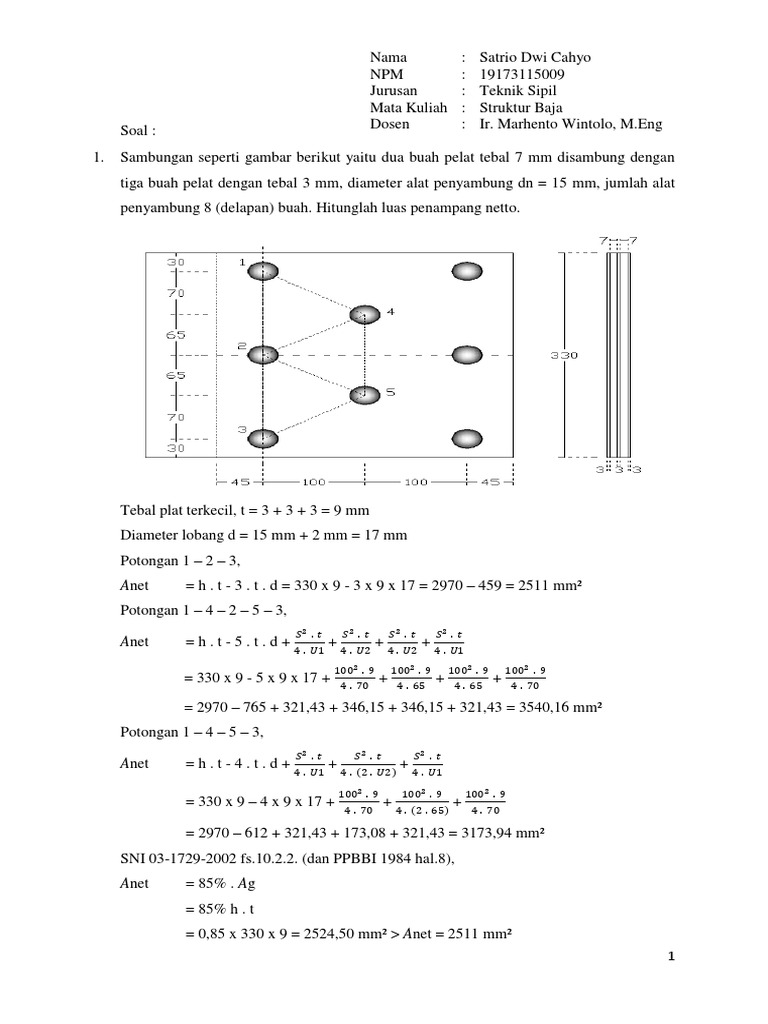 EVALUASI SAMBUNGAN BAJA DENGAN METODE LRFD DAN ASD | PDF