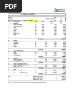Fabrication Rate Analysis | PDF | Metal Fabrication | Welding