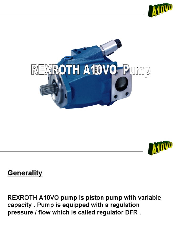 Pump A10VO Principle | PDF | Pump | Engines