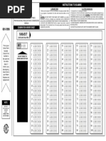 PRC Examination Answer Sheet Guidelines | PDF