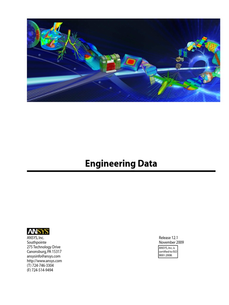Ansys WorkBench Engineering Data | PDF | Strength Of Materials ...