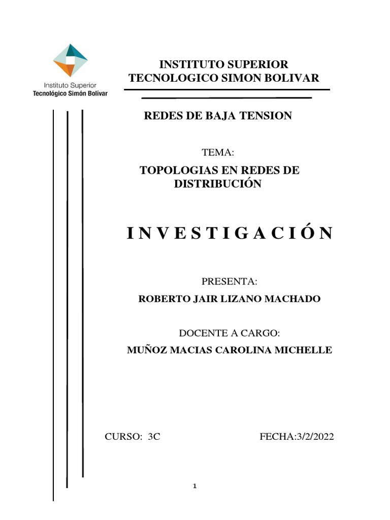 Lizano Machado Roberto Jair (Tarea#1) | PDF | Distribución de energía ...